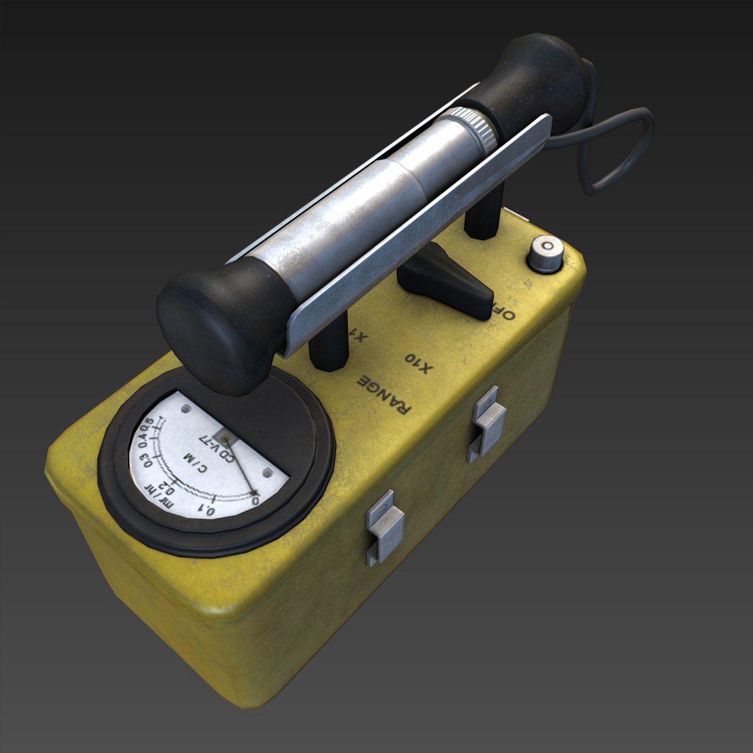 Geiger Counter 3d Model