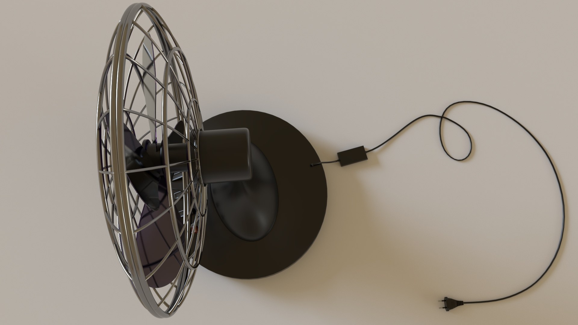 Fan table 3D - TurboSquid 1690413
