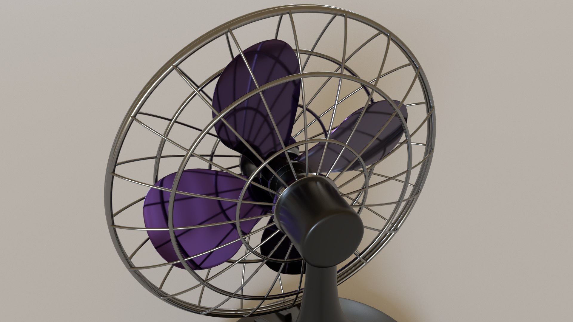Fan table 3D - TurboSquid 1690413