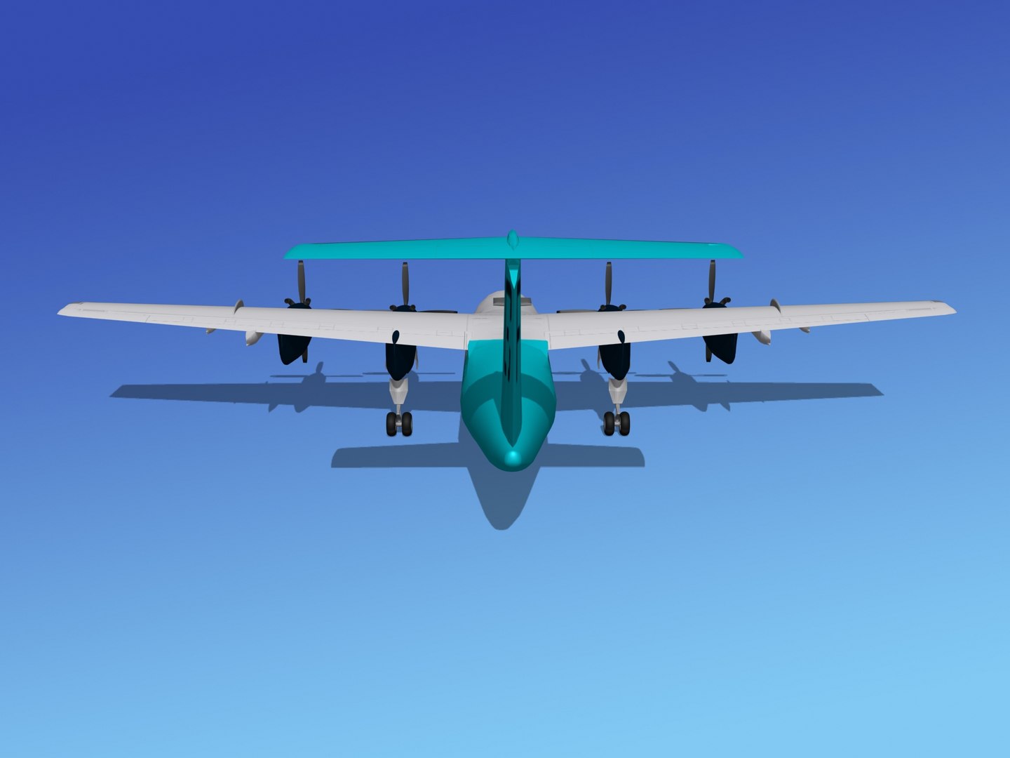 3d Model Dhc-7-200 Passenger Freight
