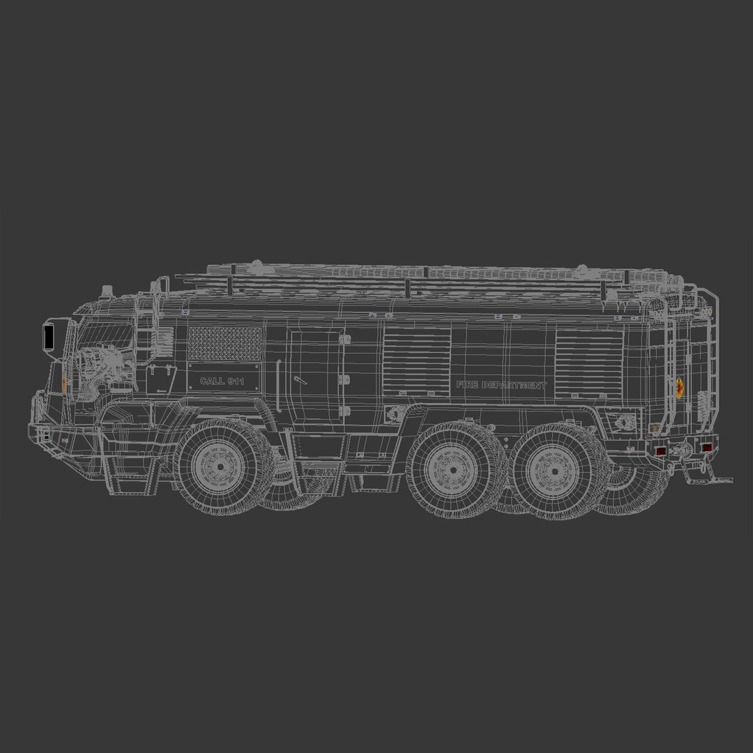 Firefighter Truck 3D Model - TurboSquid 2005935