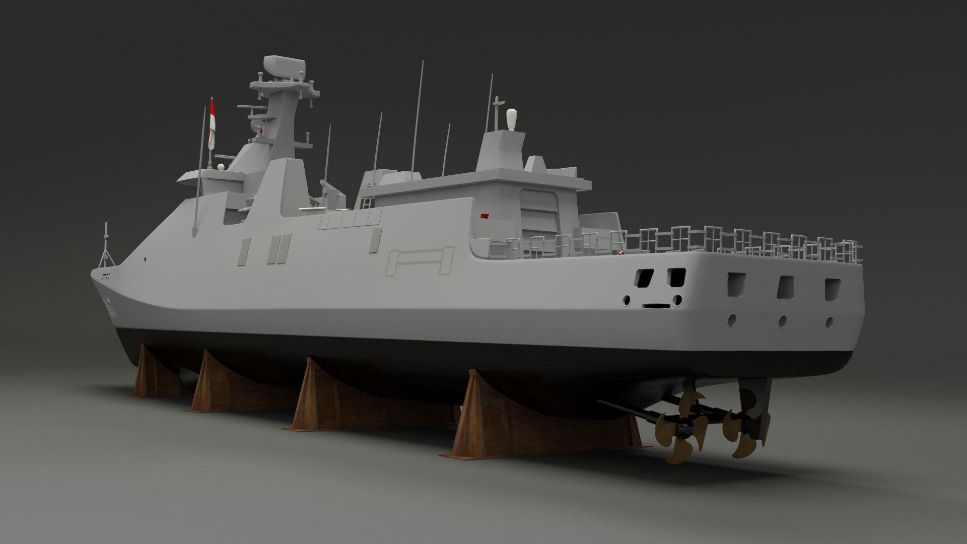 Frigate Sigma 3d Model