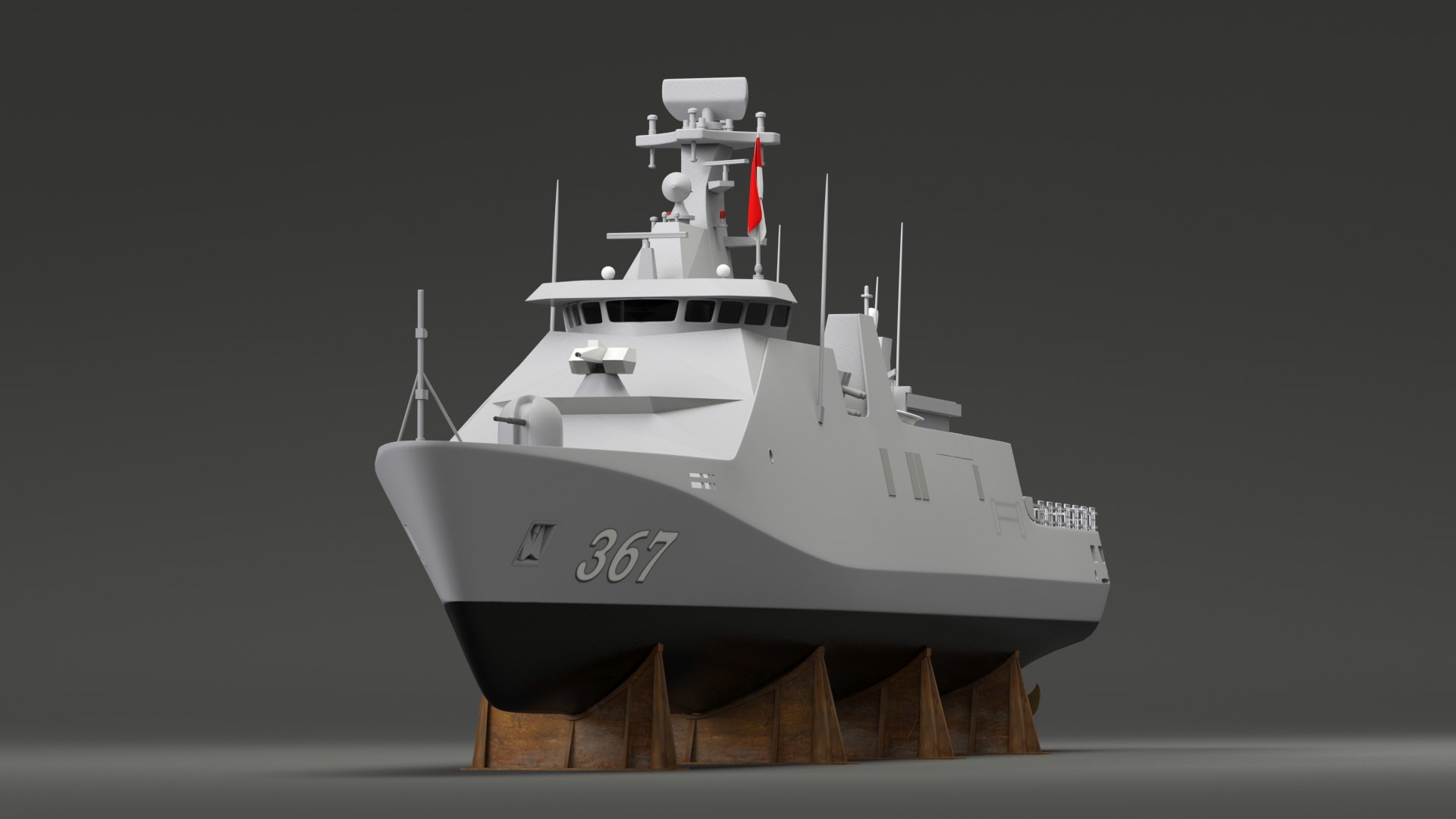 Frigate Sigma 3d Model