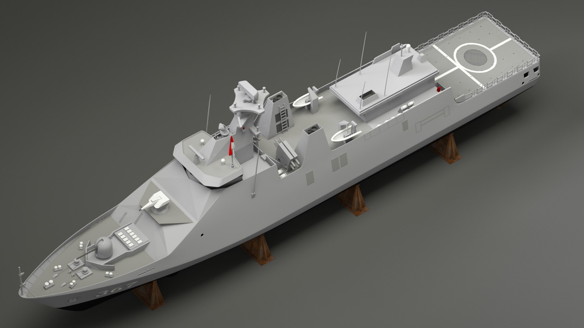 Frigate Sigma 3d Model