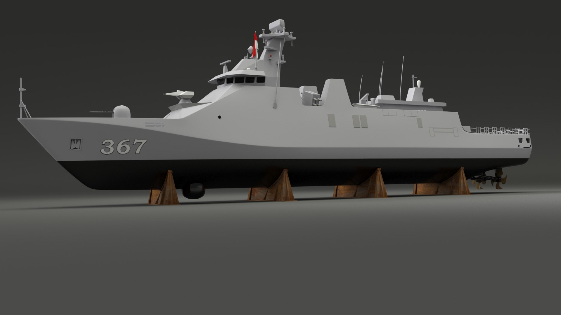Frigate Sigma 3d Model