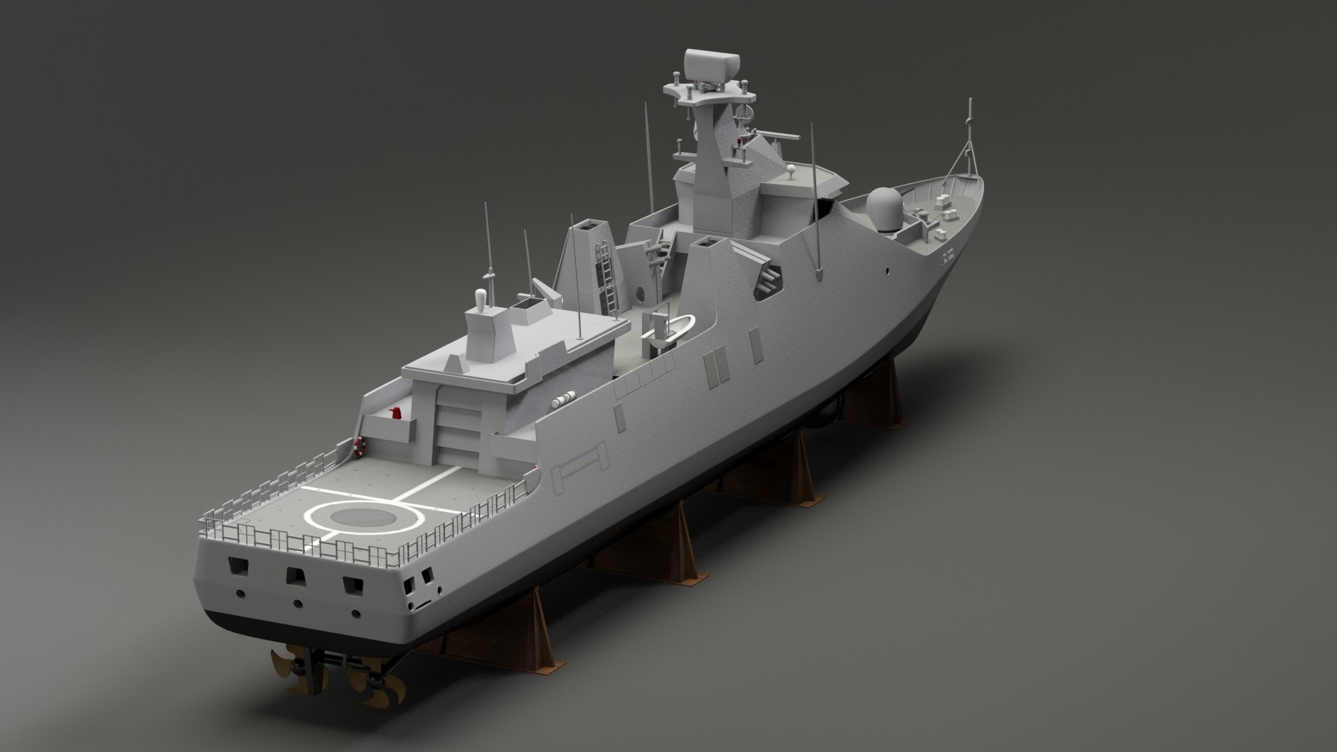 Frigate Sigma 3d Model