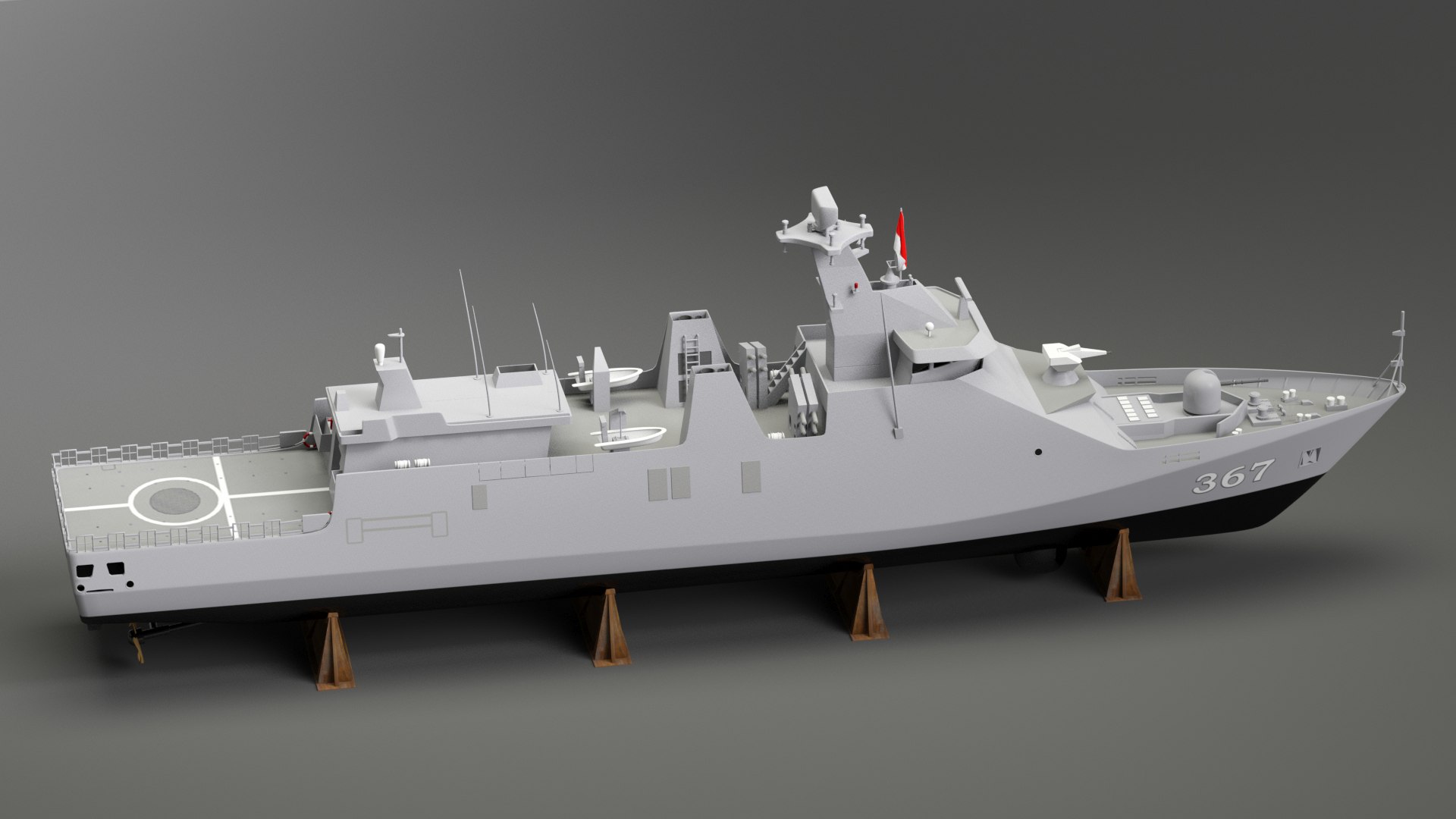 Frigate Sigma 3d Model