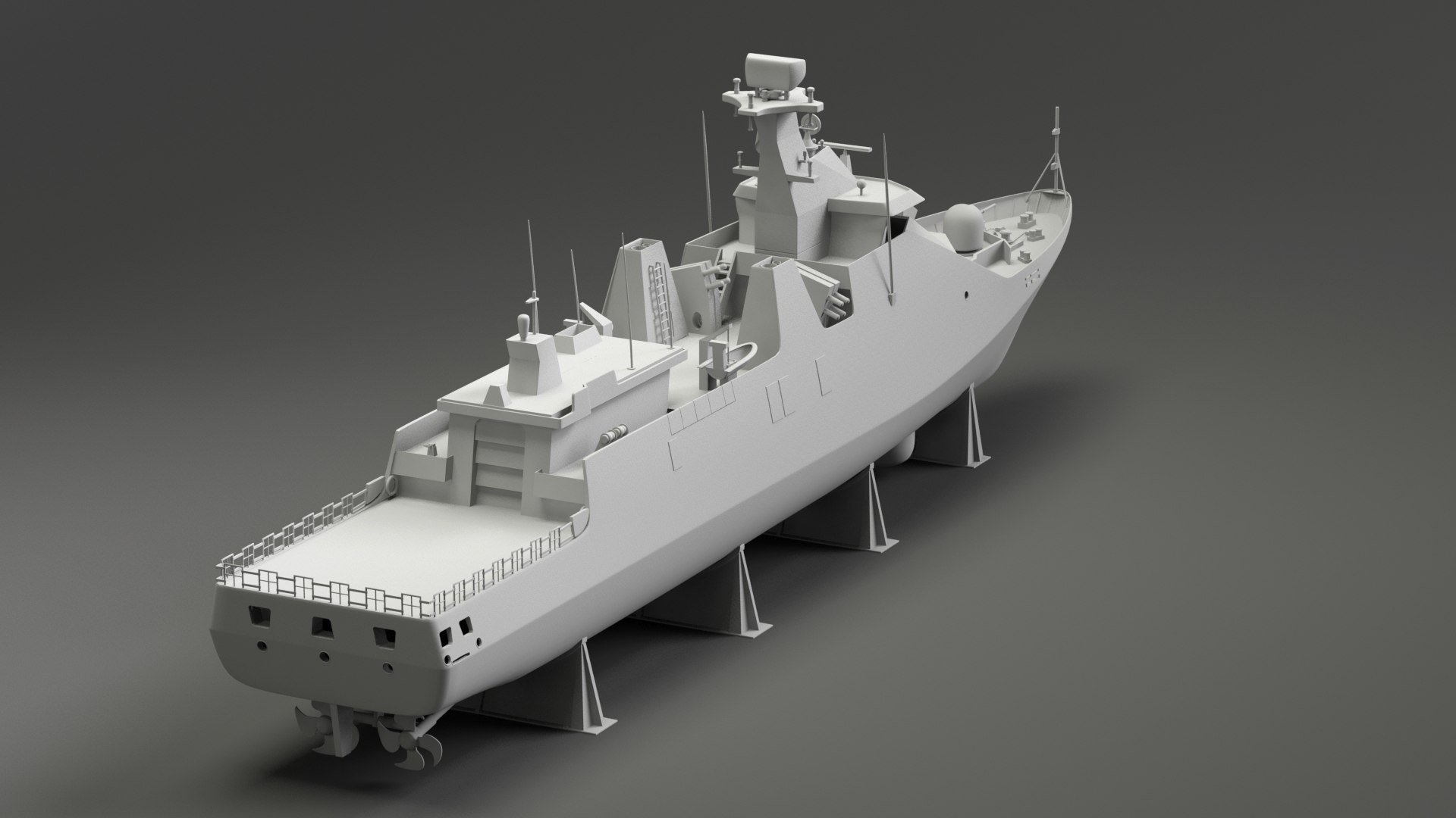 Frigate Sigma 3d Model