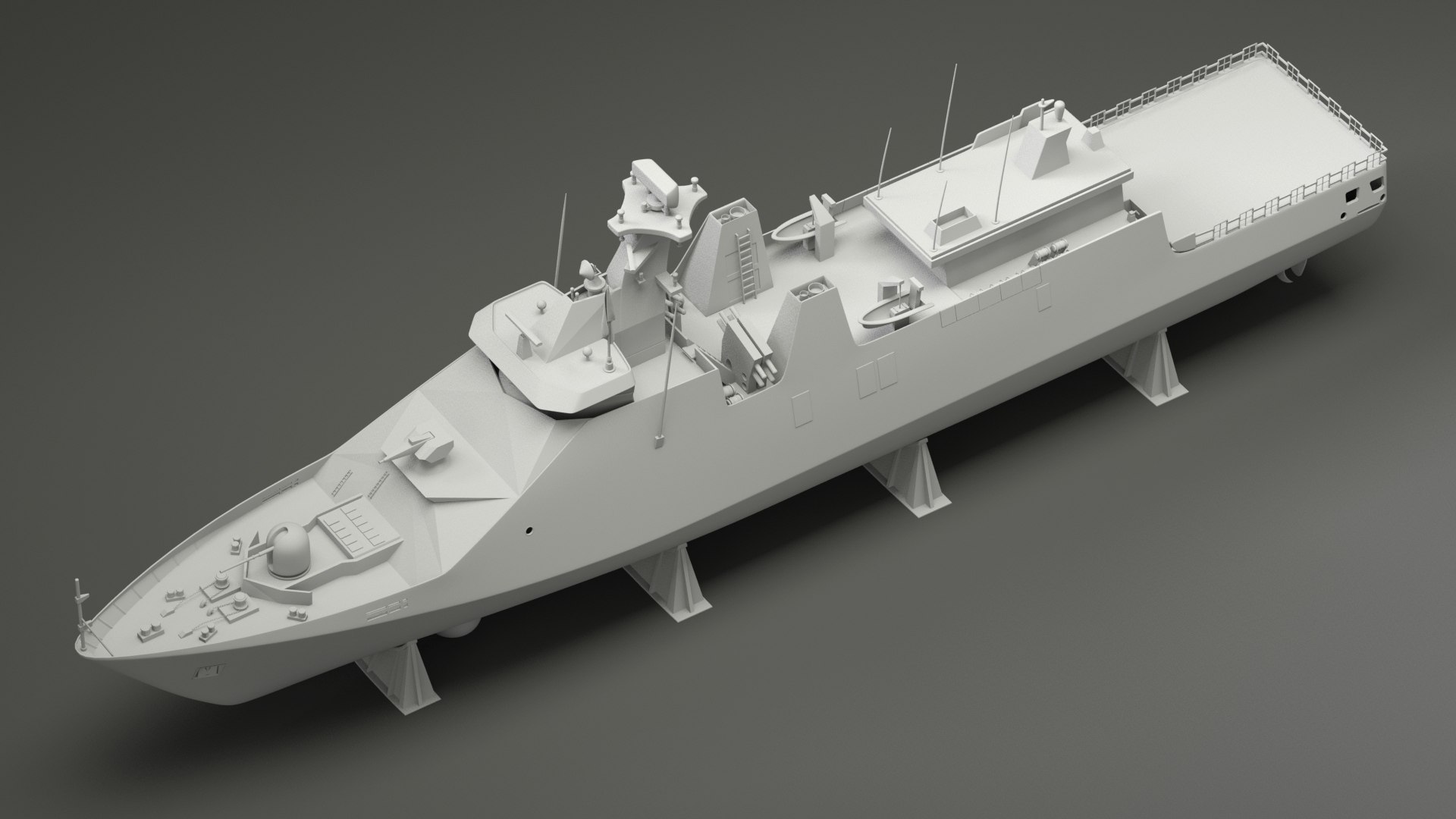 Frigate Sigma 3d Model