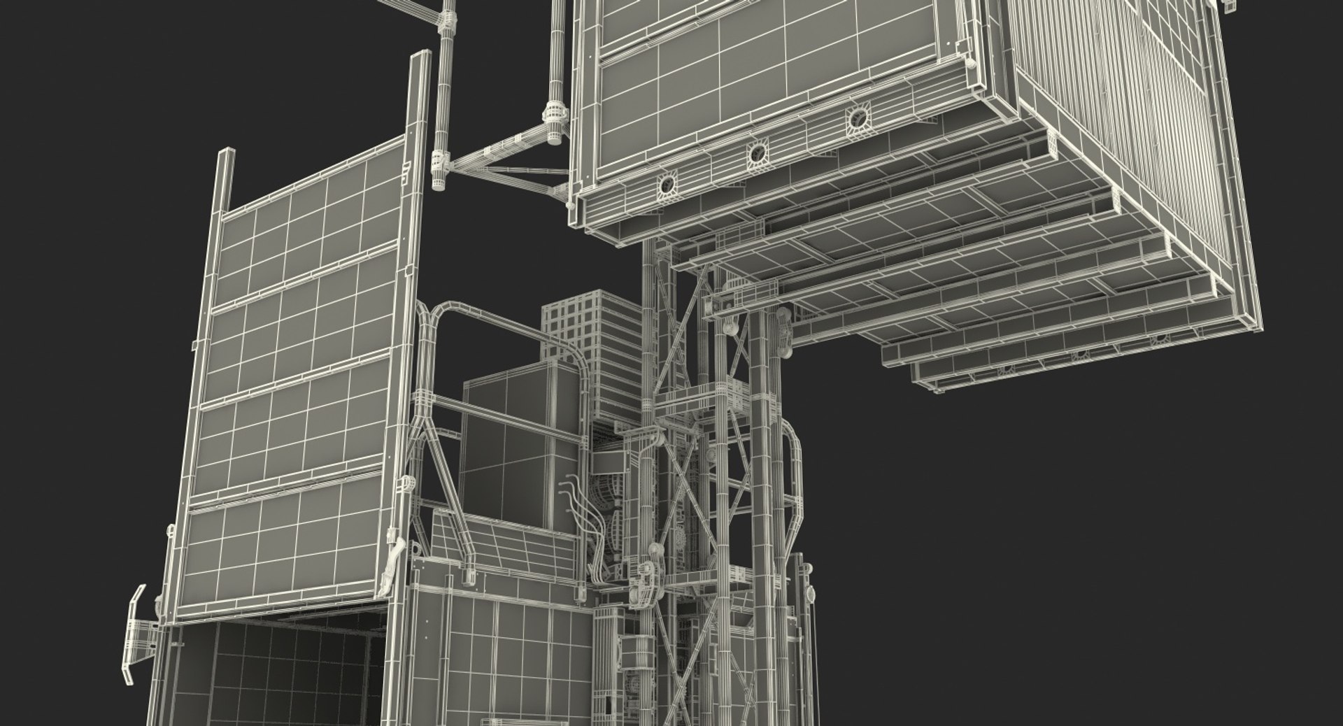 3D construction hoists - TurboSquid 1416194