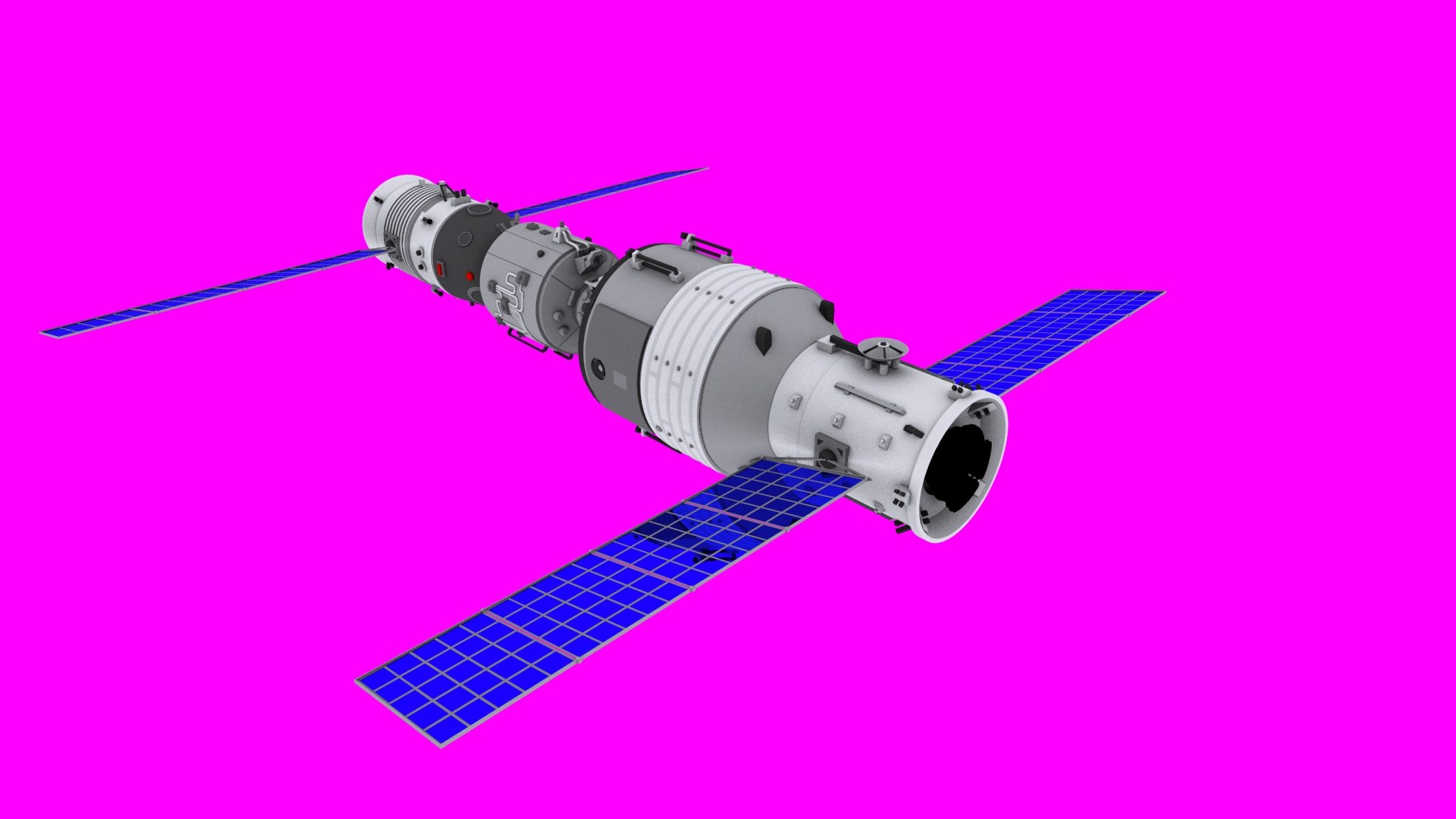 3D Airship Of Shenzhou 10 Tiangong Model - TurboSquid 1960833