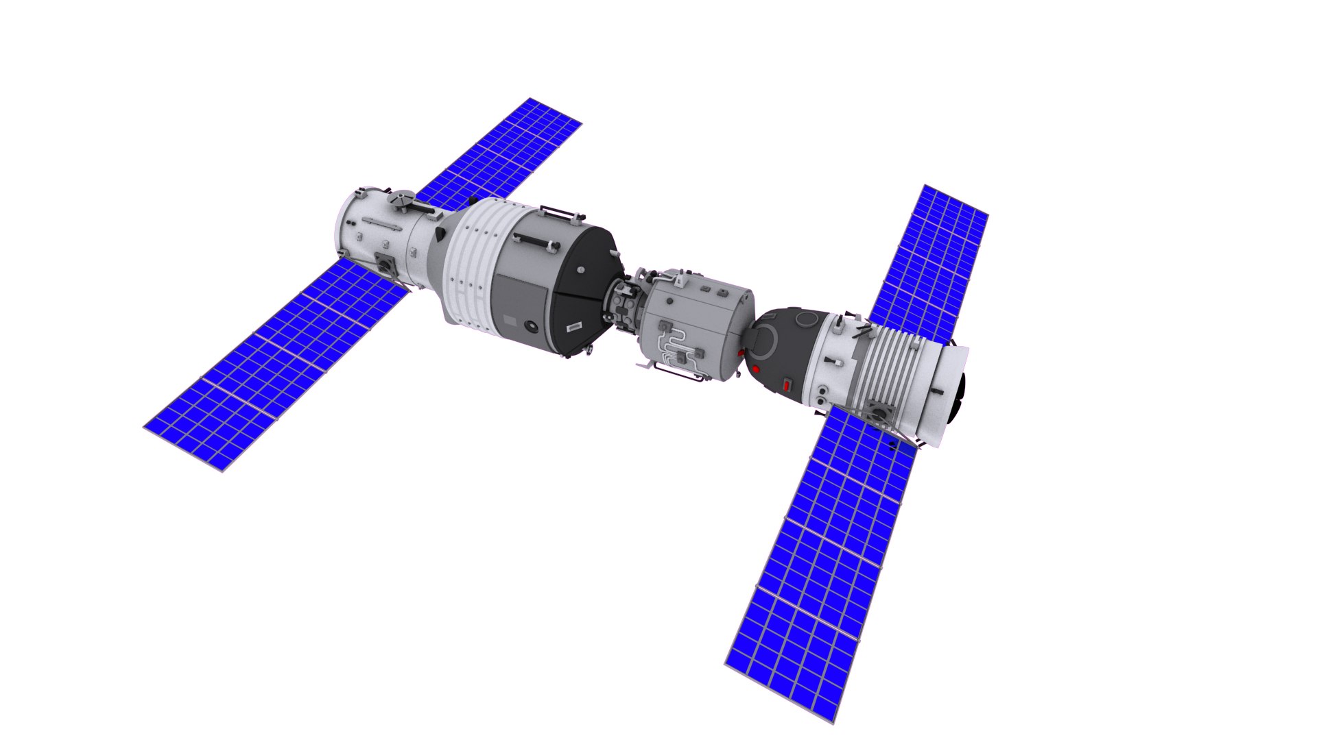 3D Airship Of Shenzhou 10 Tiangong Model - TurboSquid 1960833
