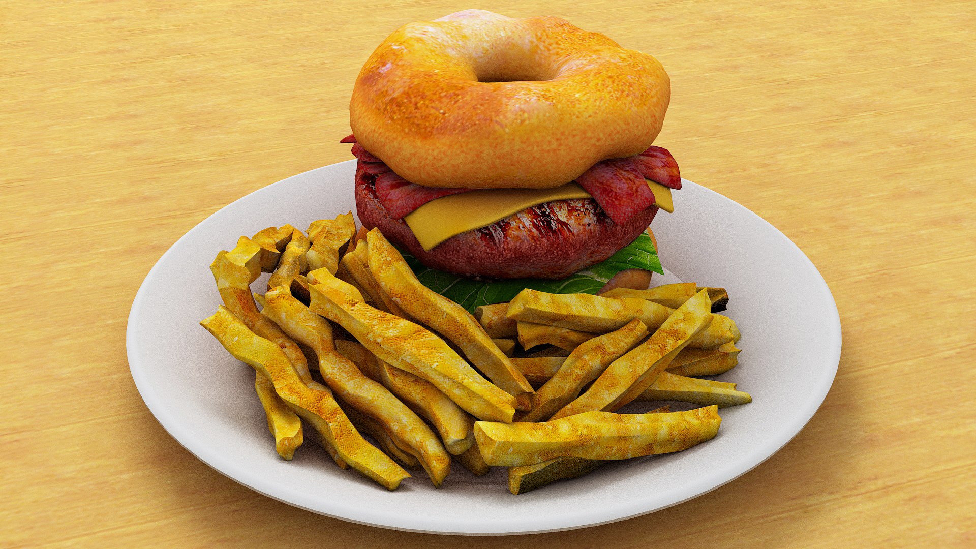 3D Luther Burger - TurboSquid 1725291