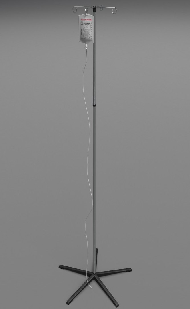 3D Drip Stand - TurboSquid 1555283