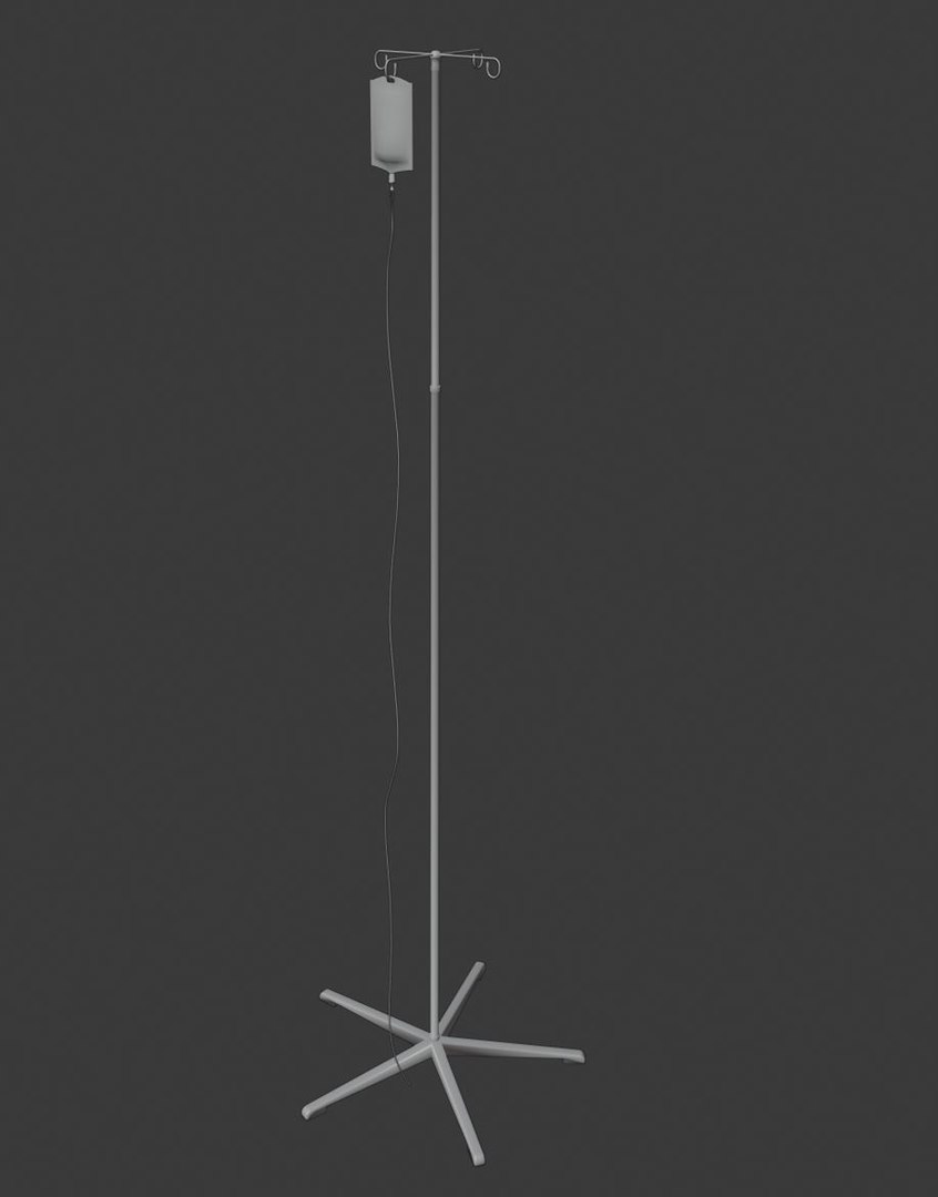 3D Drip Stand - TurboSquid 1555283
