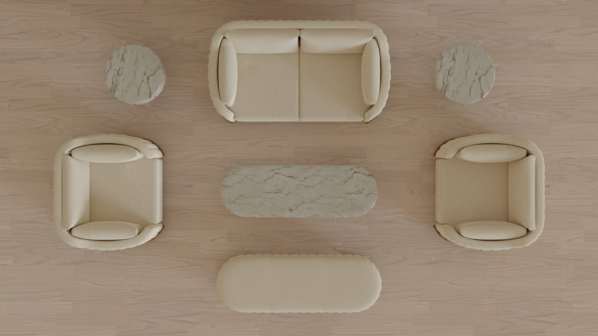 Sofa Set 02 Model - TurboSquid 1967189