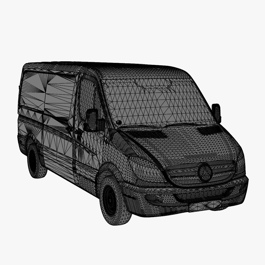 3d Sprinter Van 2012 Model