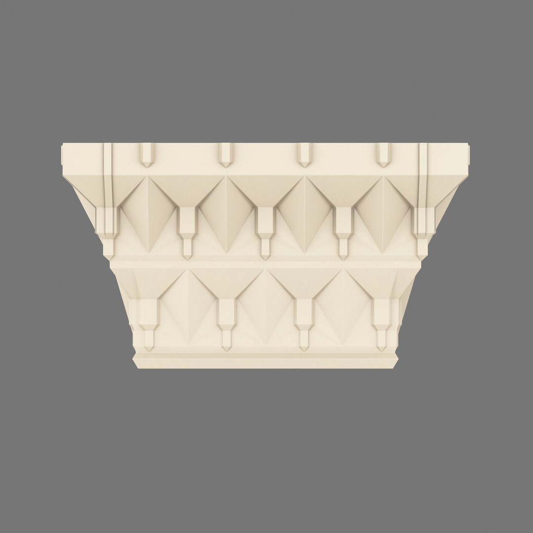 Islamic Column Capital 3D - TurboSquid 1983385