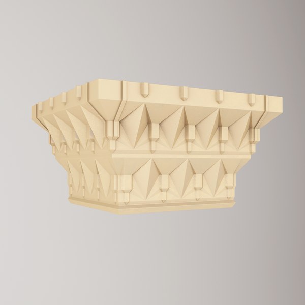Islamic Column Capital 3D - TurboSquid 1983385