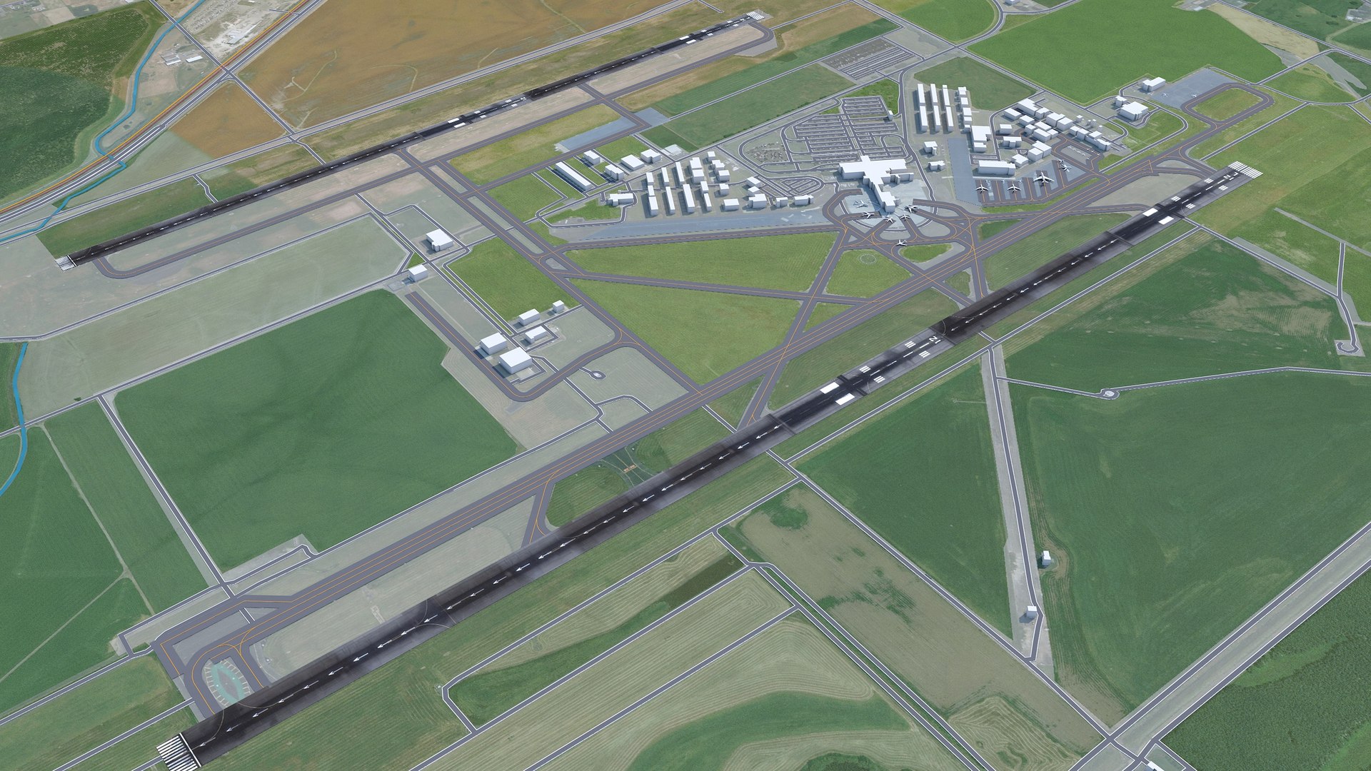 Eugene Airport 3D - TurboSquid 2013509