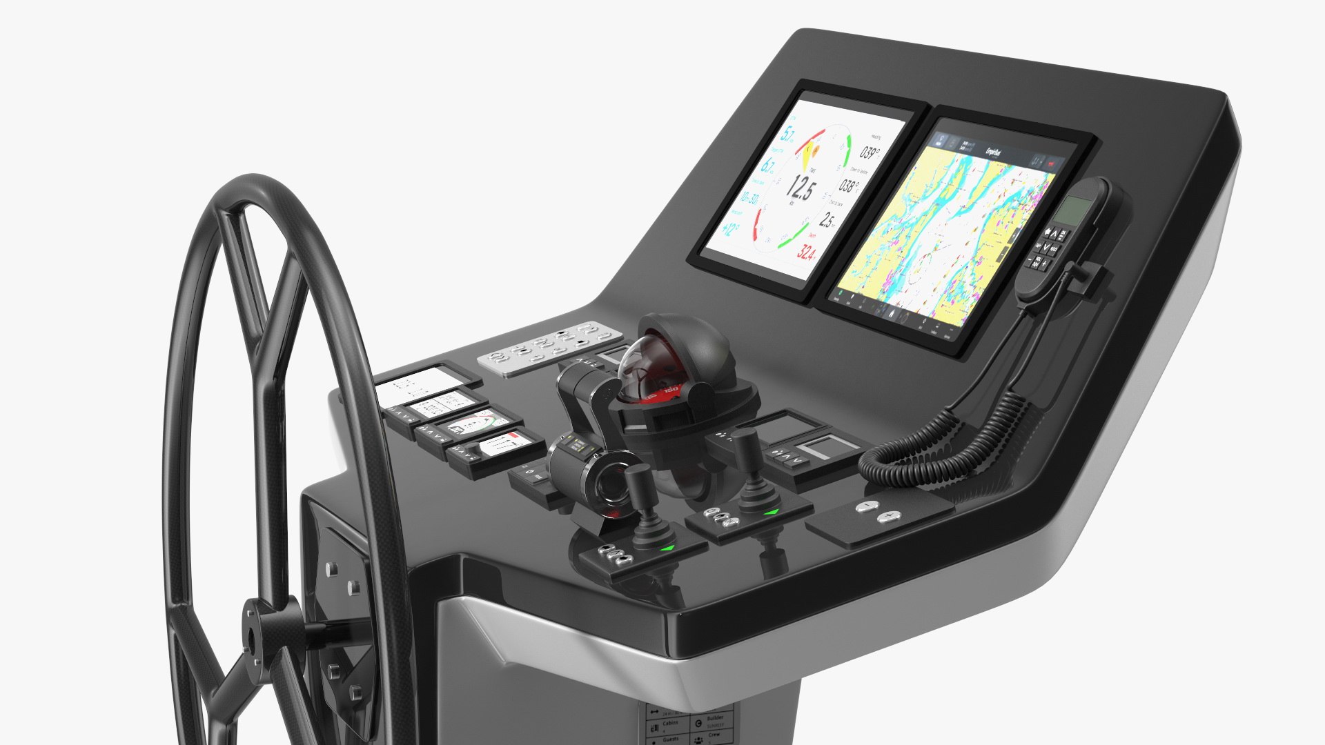 Yacht Modern Control Panel Model - TurboSquid 2161855