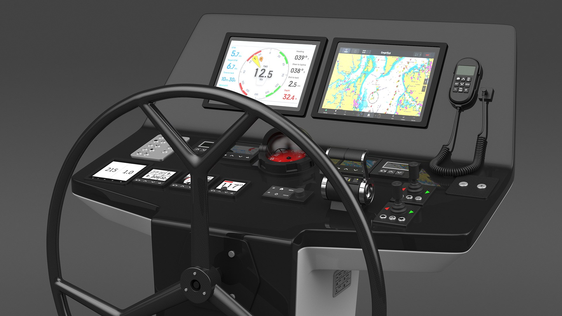 Yacht Modern Control Panel Model - TurboSquid 2161855