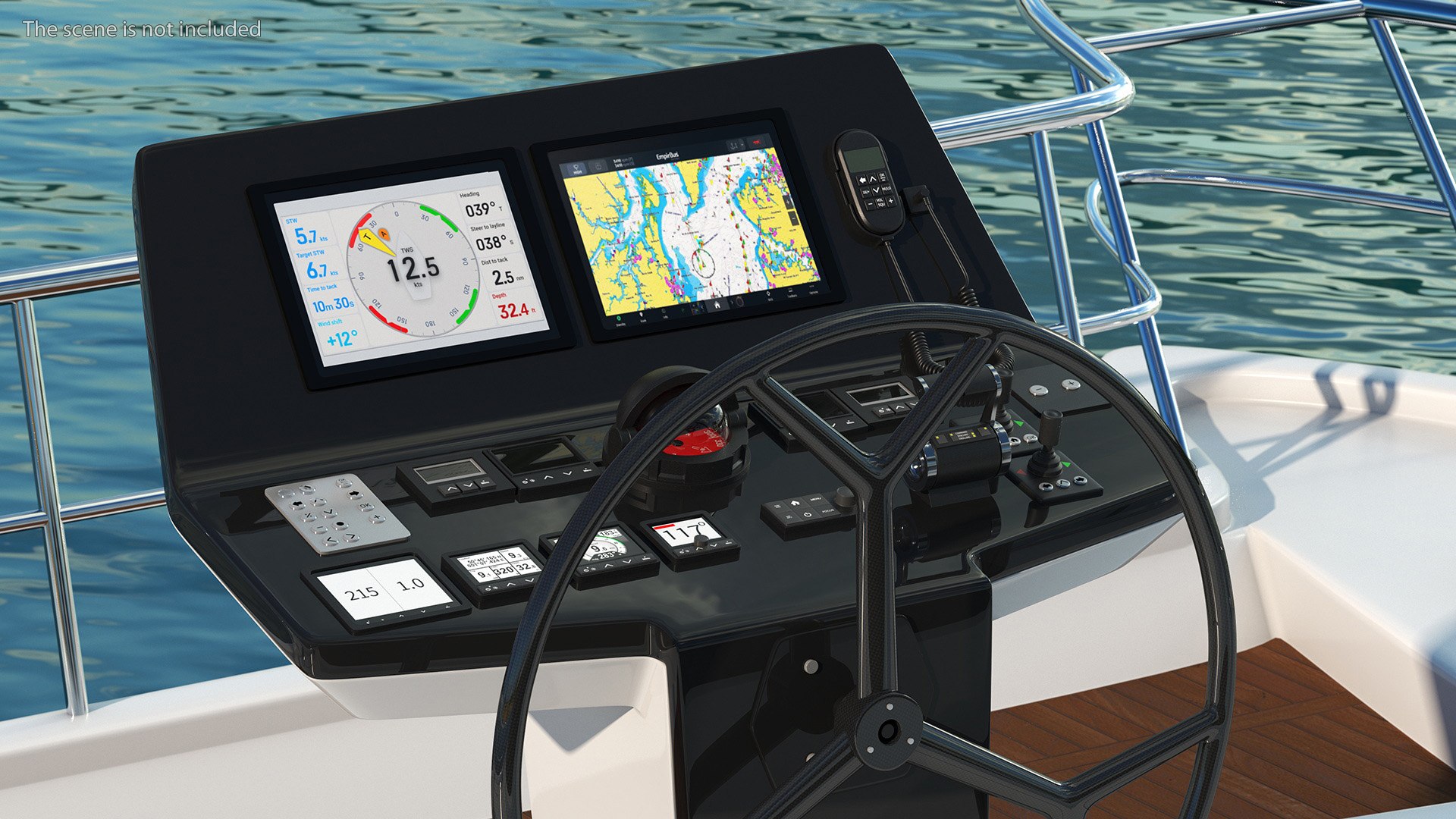 Yacht Modern Control Panel Model - TurboSquid 2161855