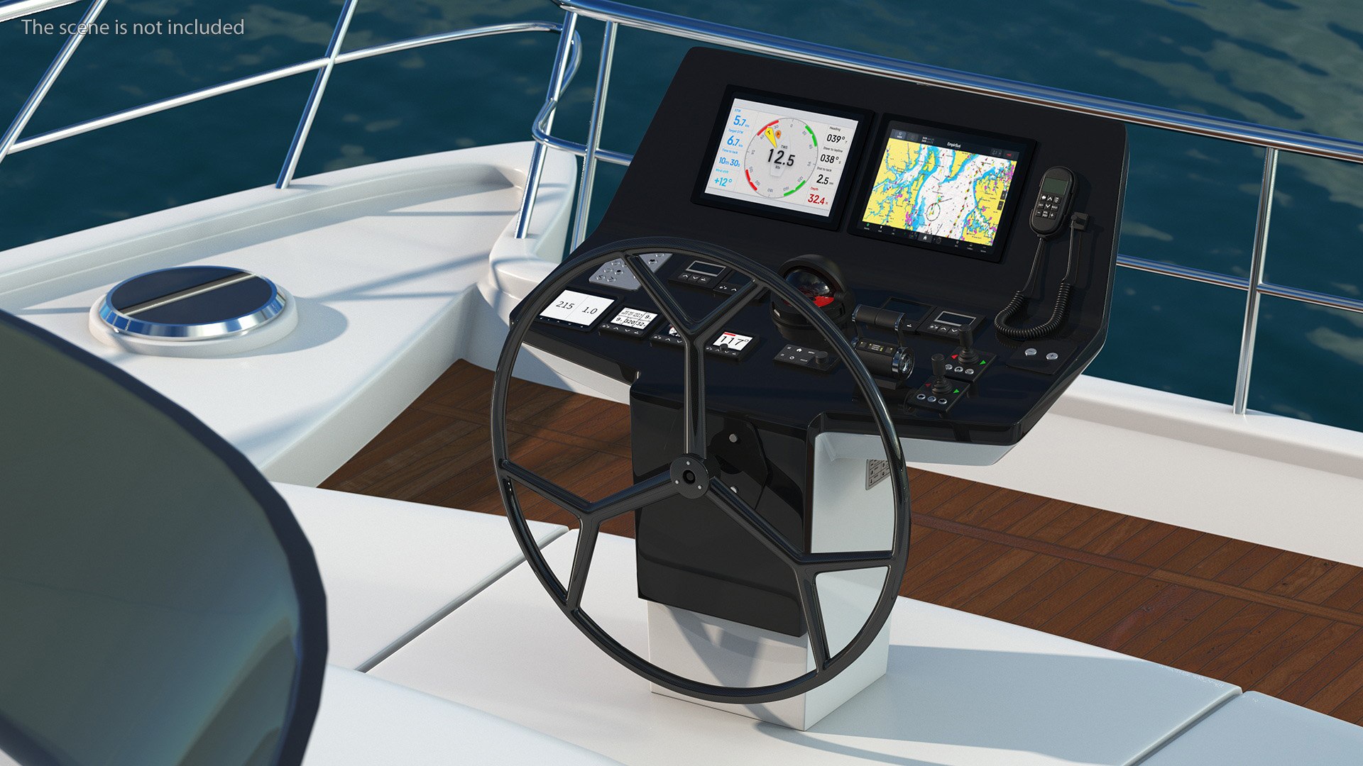 Yacht Modern Control Panel Model - TurboSquid 2161855