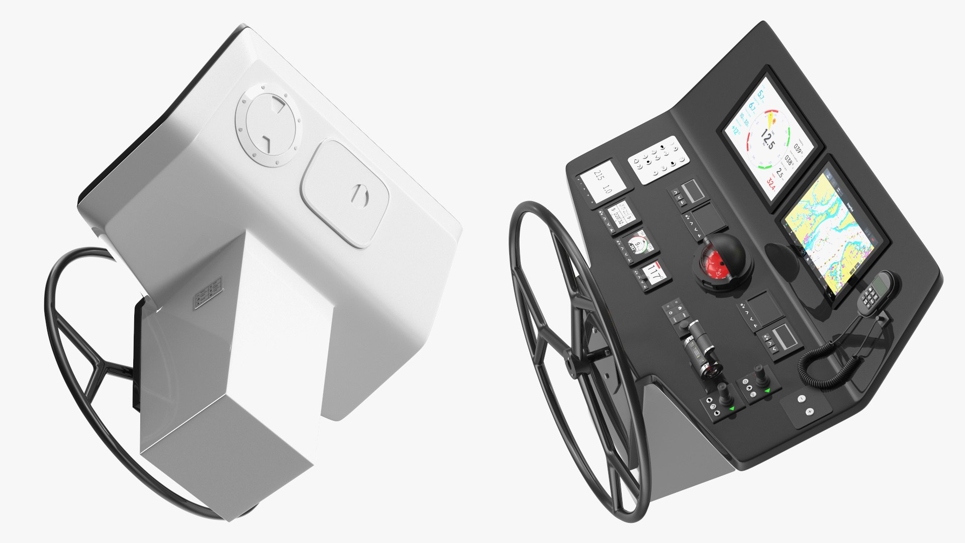 Yacht Modern Control Panel Model - TurboSquid 2161855