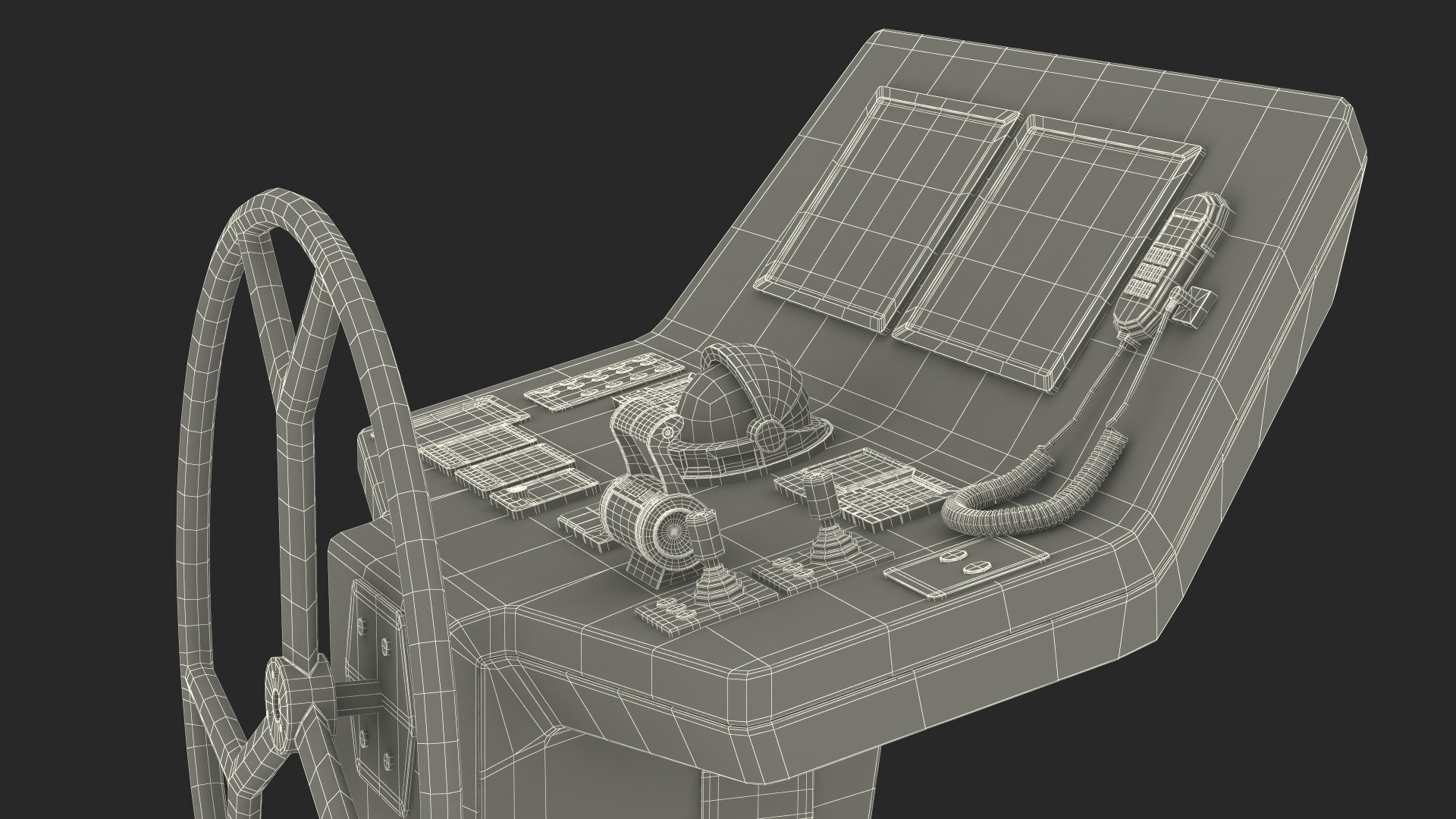 Yacht Modern Control Panel model - TurboSquid 2161855