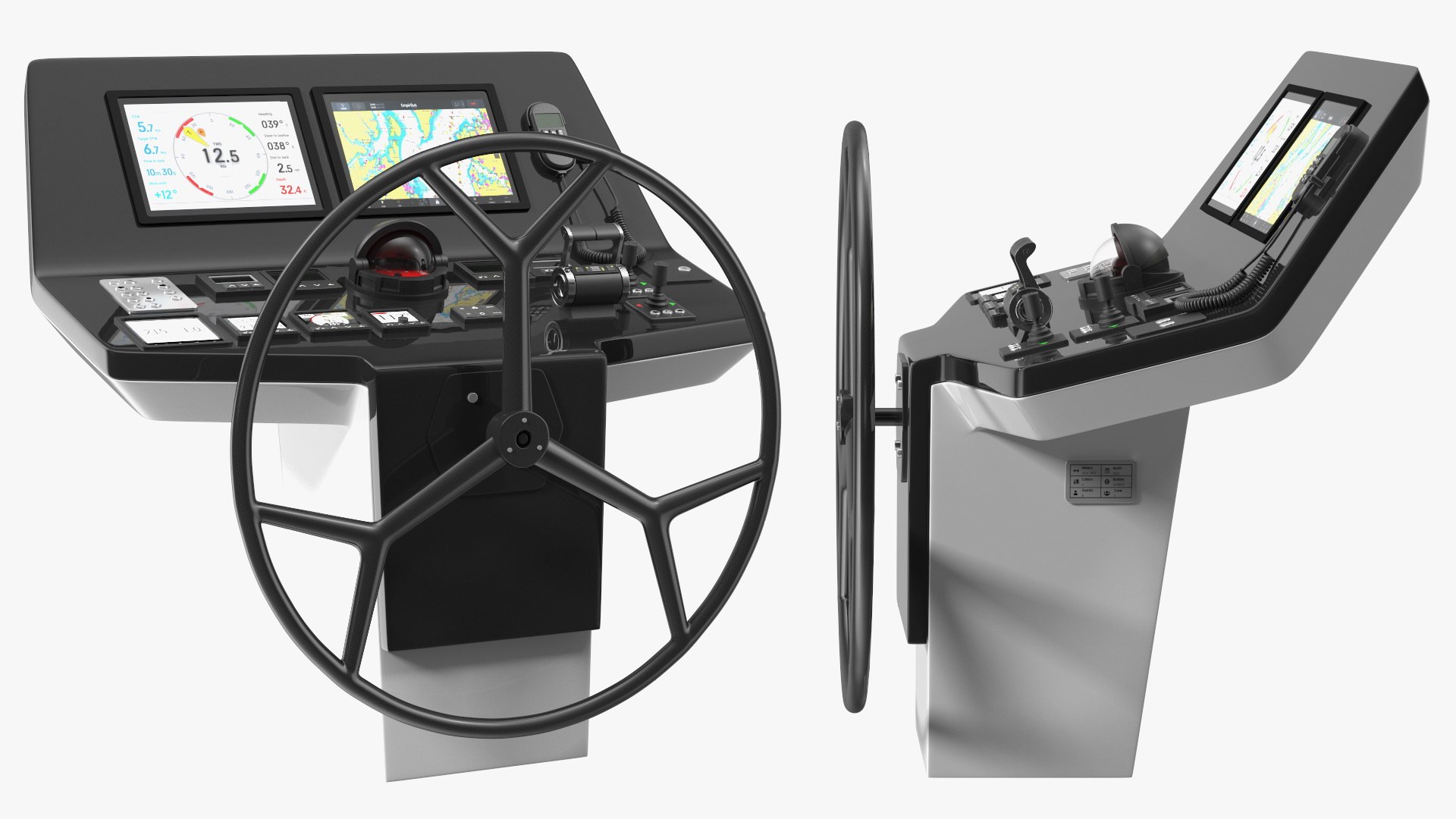 Yacht Modern Control Panel Model - TurboSquid 2161855