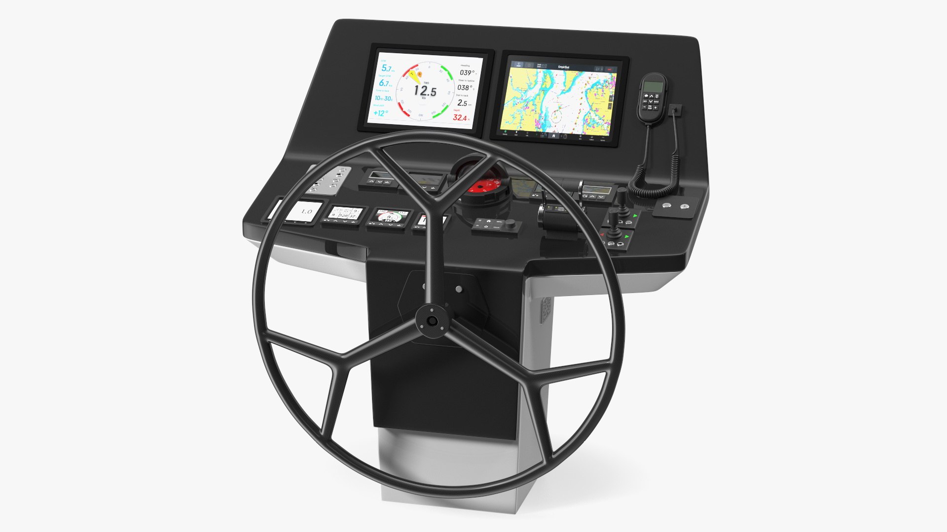 Yacht Modern Control Panel model - TurboSquid 2161855