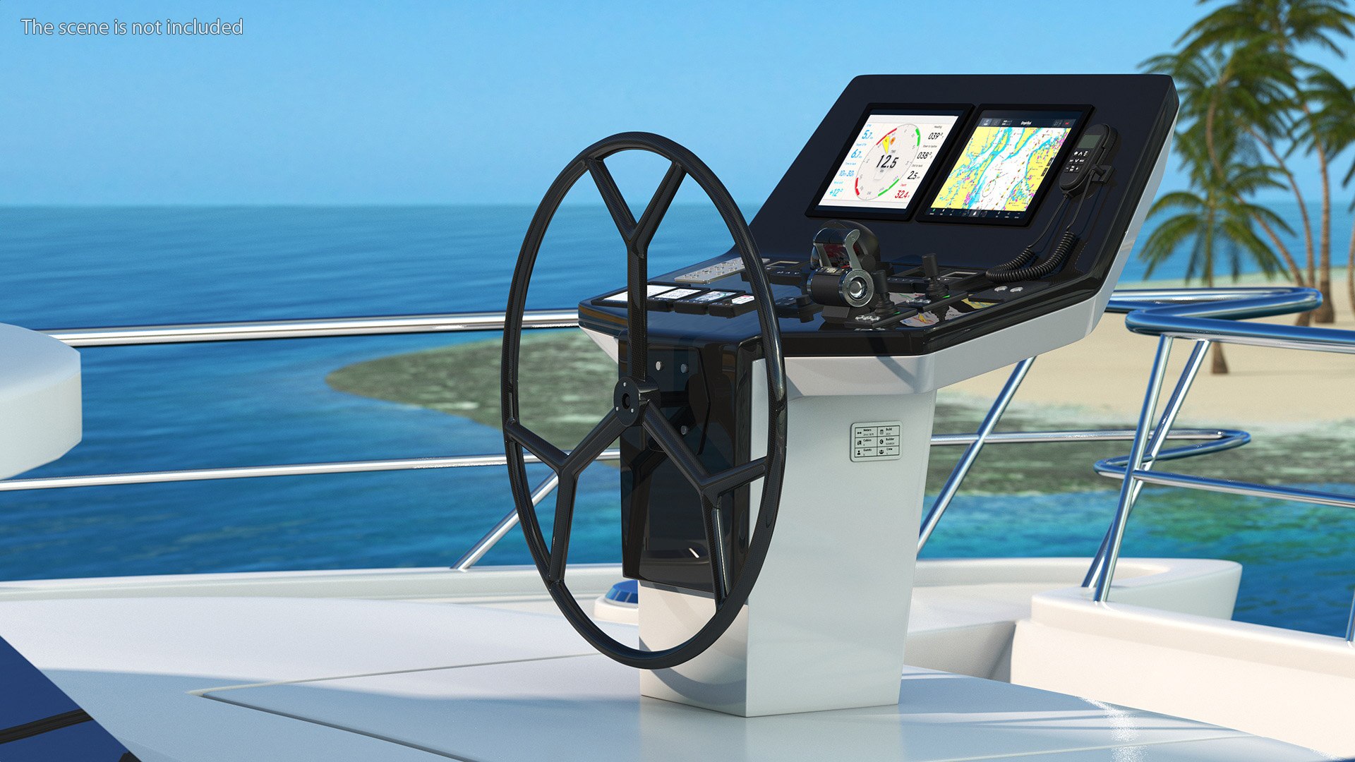 Yacht Modern Control Panel Model - TurboSquid 2161855