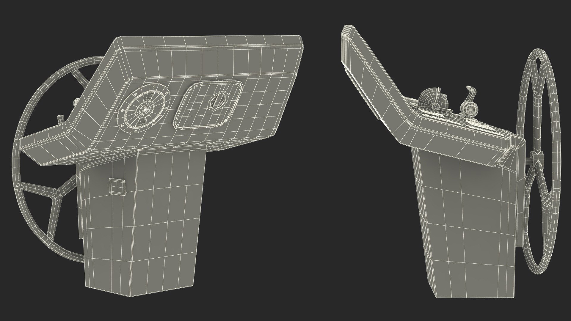 Yacht Modern Control Panel model - TurboSquid 2161855