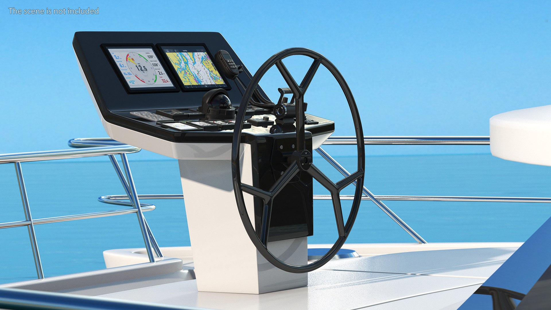 Yacht Modern Control Panel Model - TurboSquid 2161855