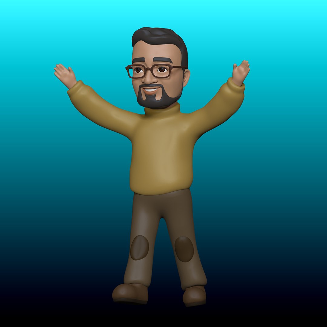 A Nepali Man 3D Model - TurboSquid 1863706