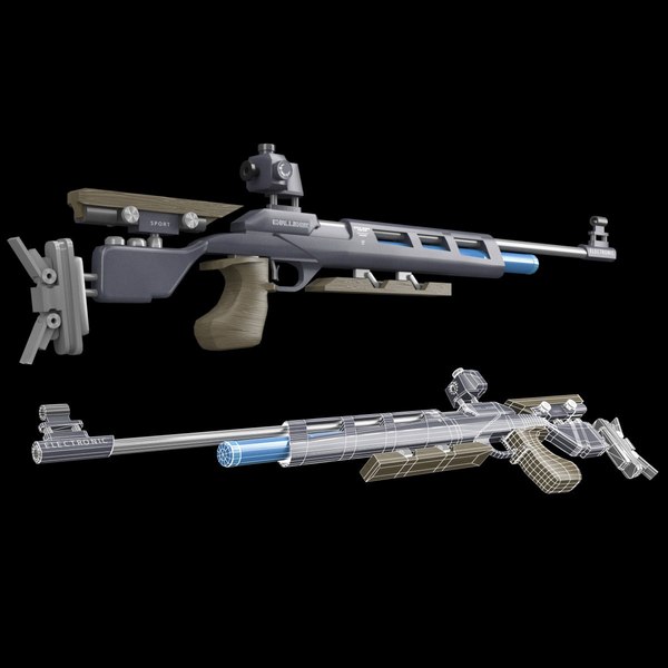 Rifle DXF Models for Download | TurboSquid