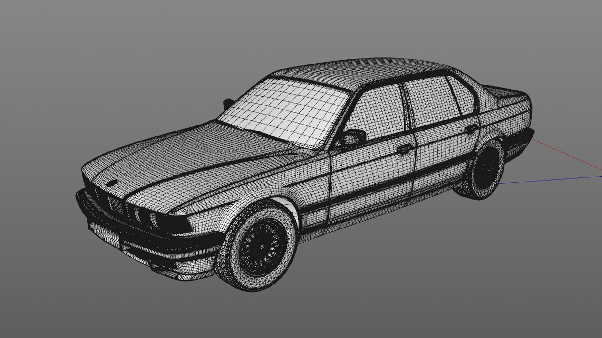 BMW 7 Series E32 3D Model - TurboSquid 2477847