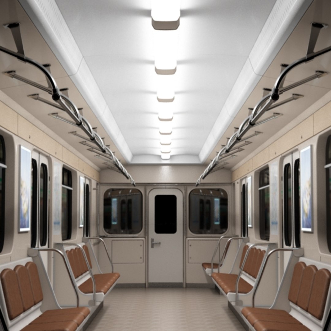 3d Model Subway Train