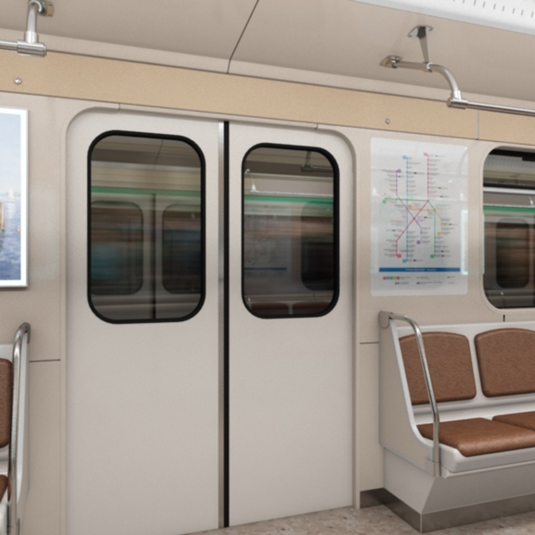 3d Model Subway Train