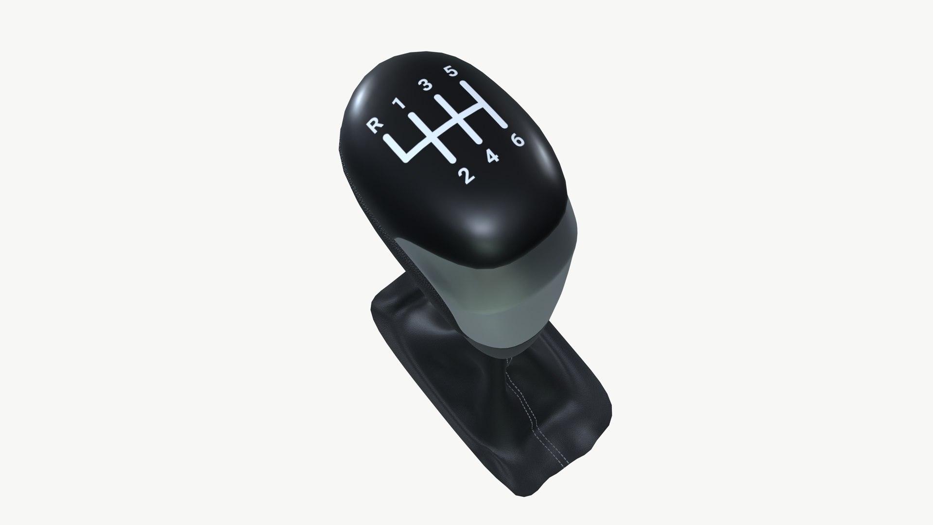 6 Gear Shift 3D Model - TurboSquid 2276713