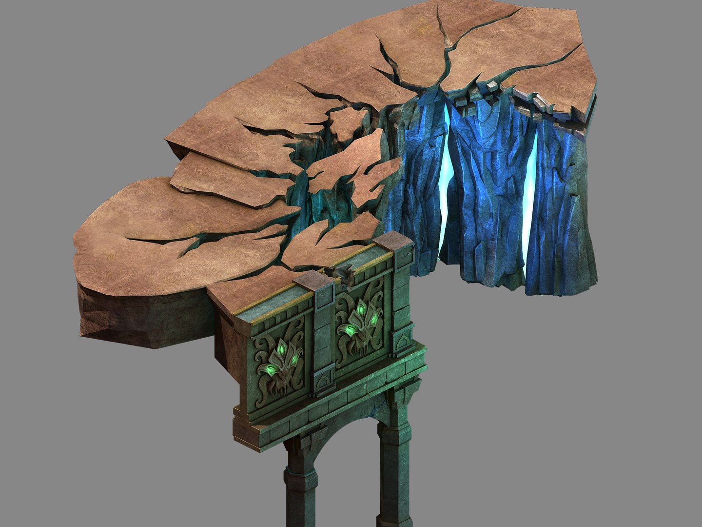 Funeral Place - Cliff 3D Model - TurboSquid 1446860