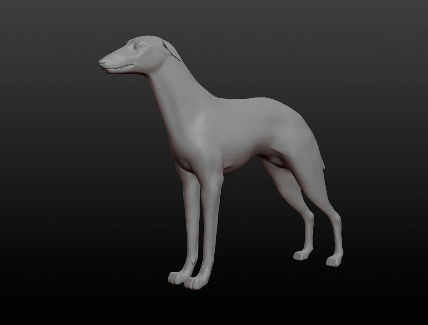 Dog Base Mesh 3D Model - TurboSquid 1696581