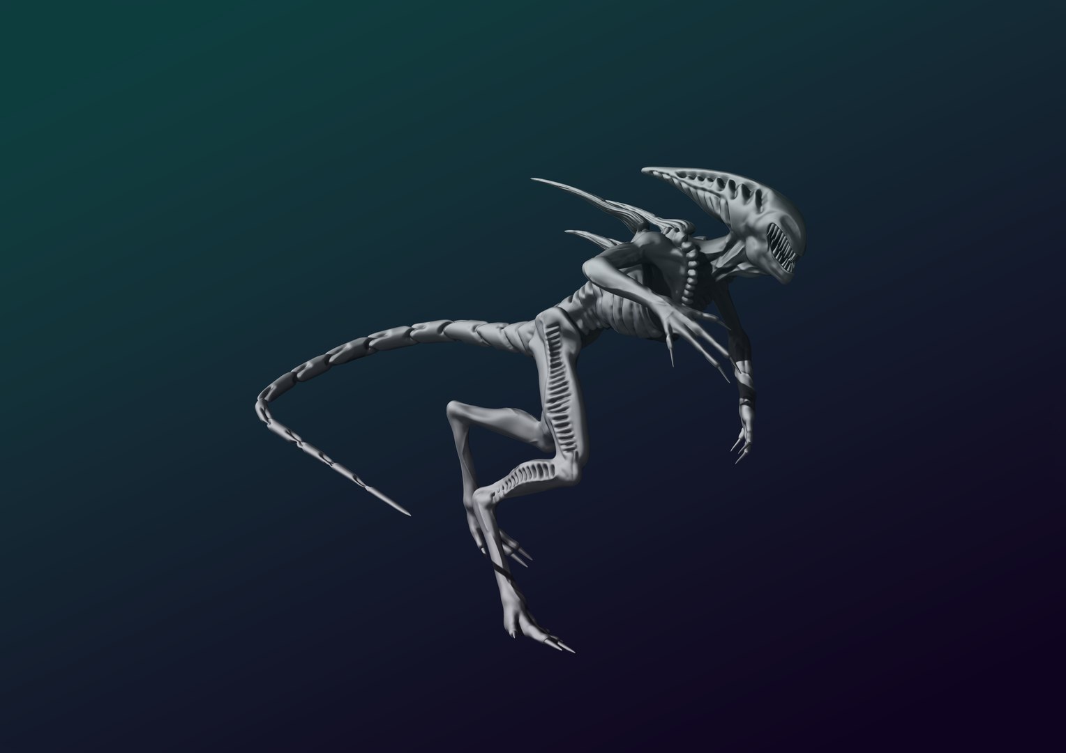 Xenomorph Deacon Model - TurboSquid 2163336