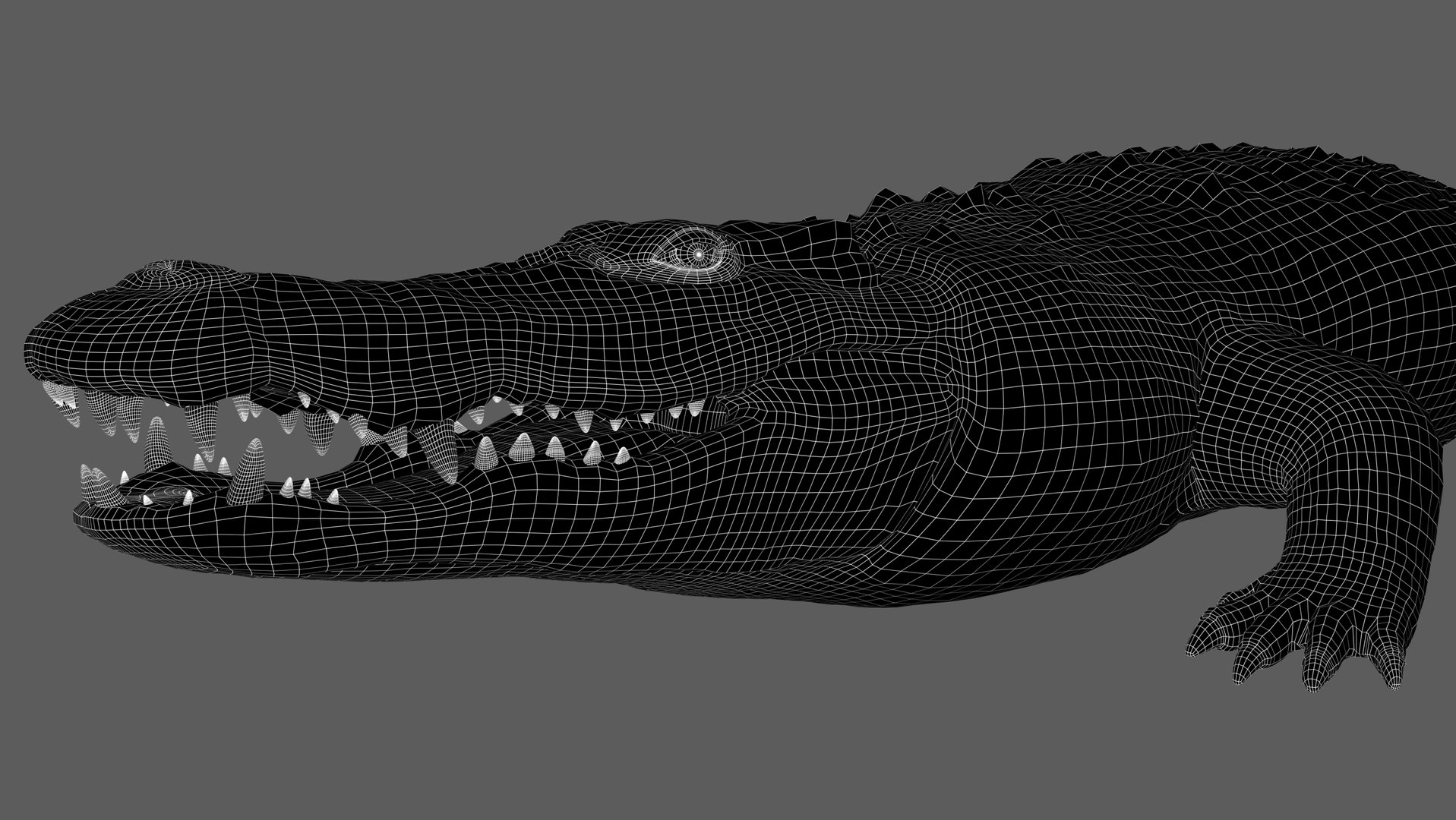 3D Crocodile ANIMATED - TurboSquid 2198086