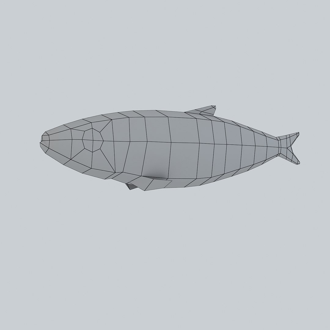3ds Max Pilchard Sardine