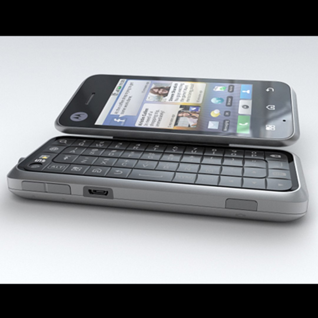 3d Model Of Motorola Backflip