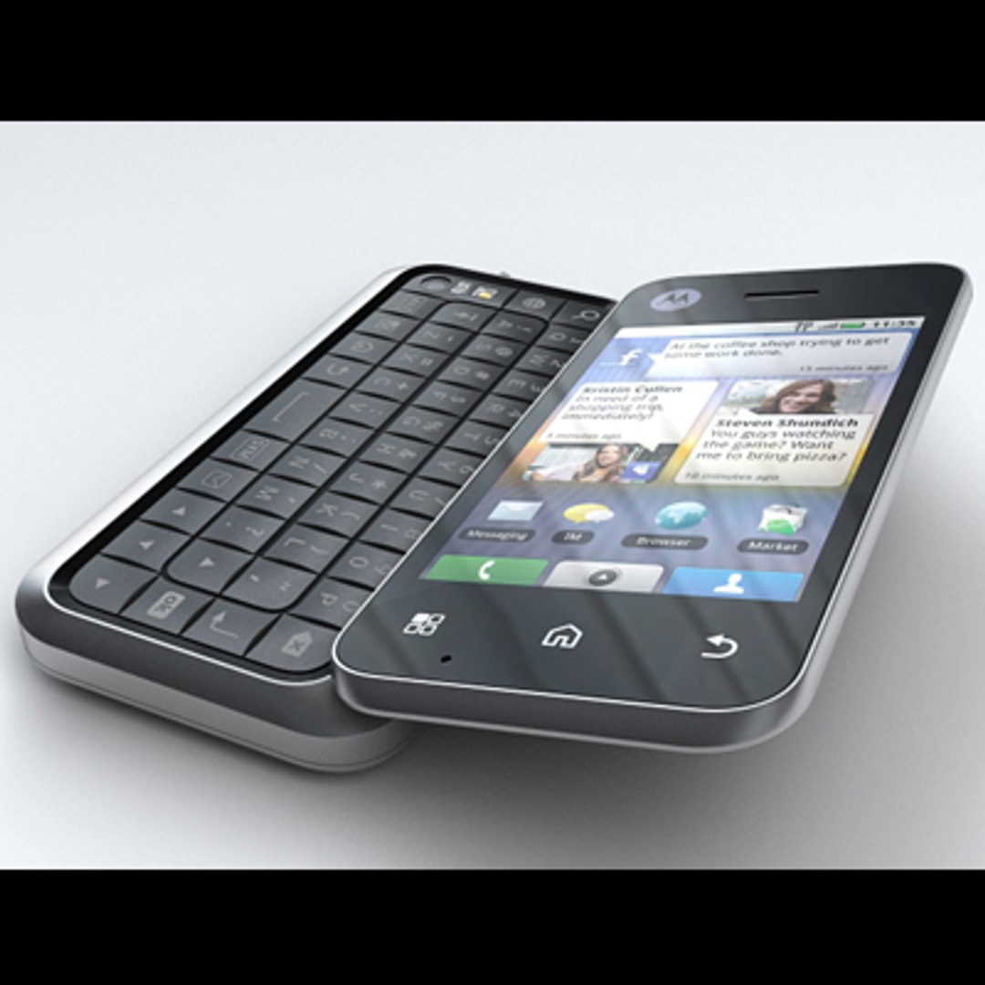 3d Model Of Motorola Backflip