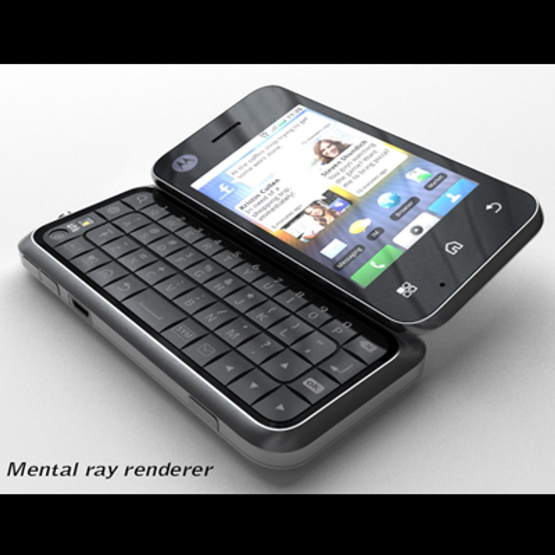 3d Model Of Motorola Backflip