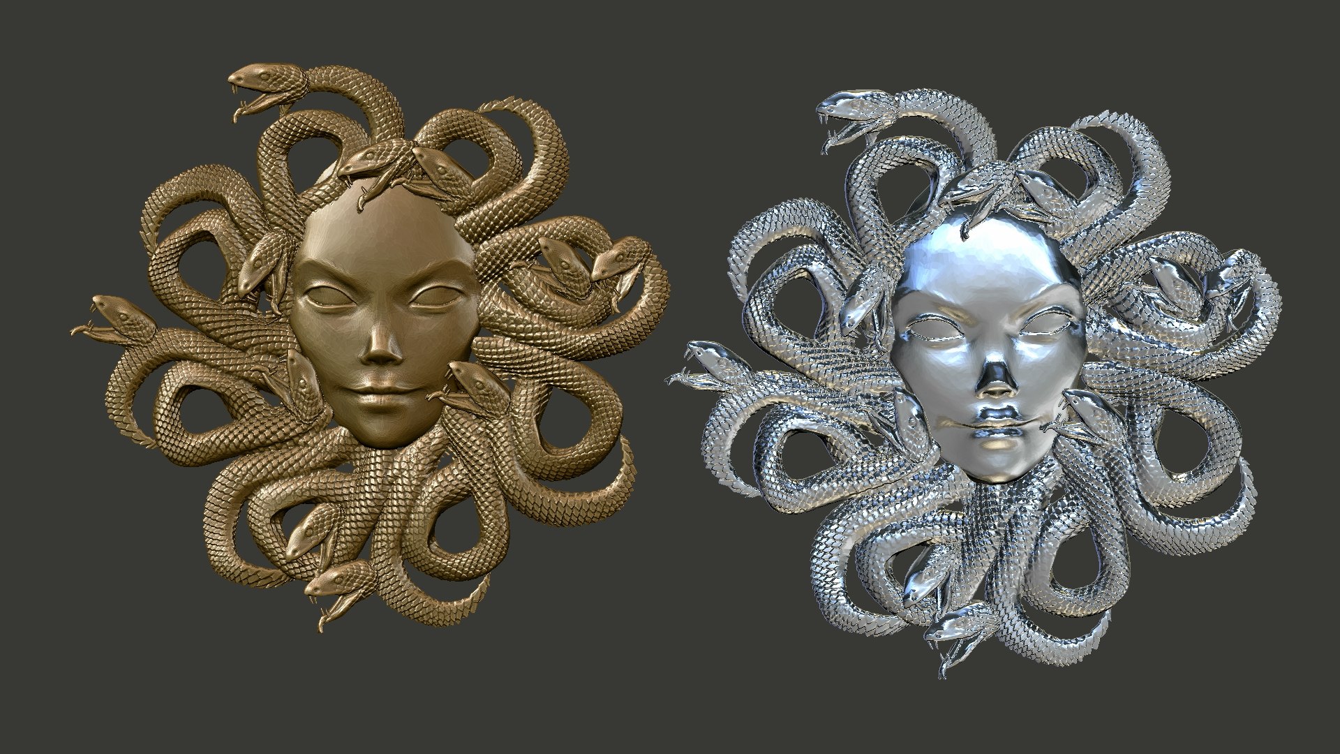 Medusa Girl 3D Model - TurboSquid 1702177